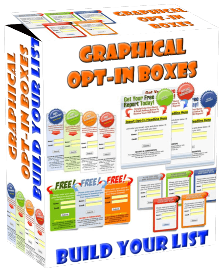 Graphical Opt In Boxes Improve Your Email List Building Results Graphical Opt In Boxes Improve Your Email List Building Results